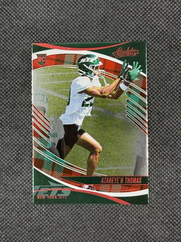 2025 Panini Absolute Red & Green Azareye'h Thomas #107 New York Jets ...