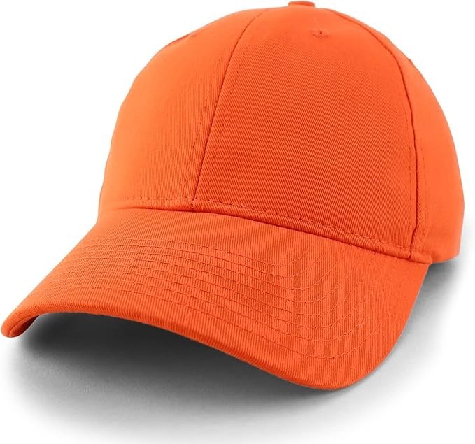 Made In USA Structured Firm Crown 100% Cotton Chino Twill Baseball Cap ...