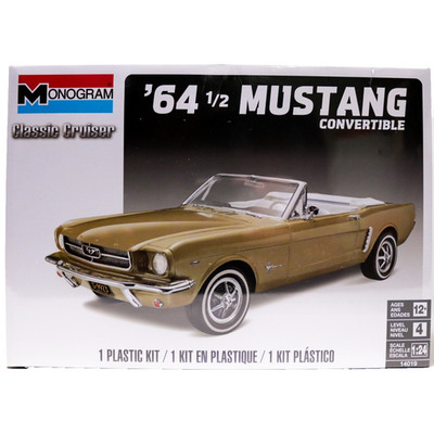 Revell Monogram 1964 1/2 Mustang Convertible 1:24 Scale Model Car Kit ...