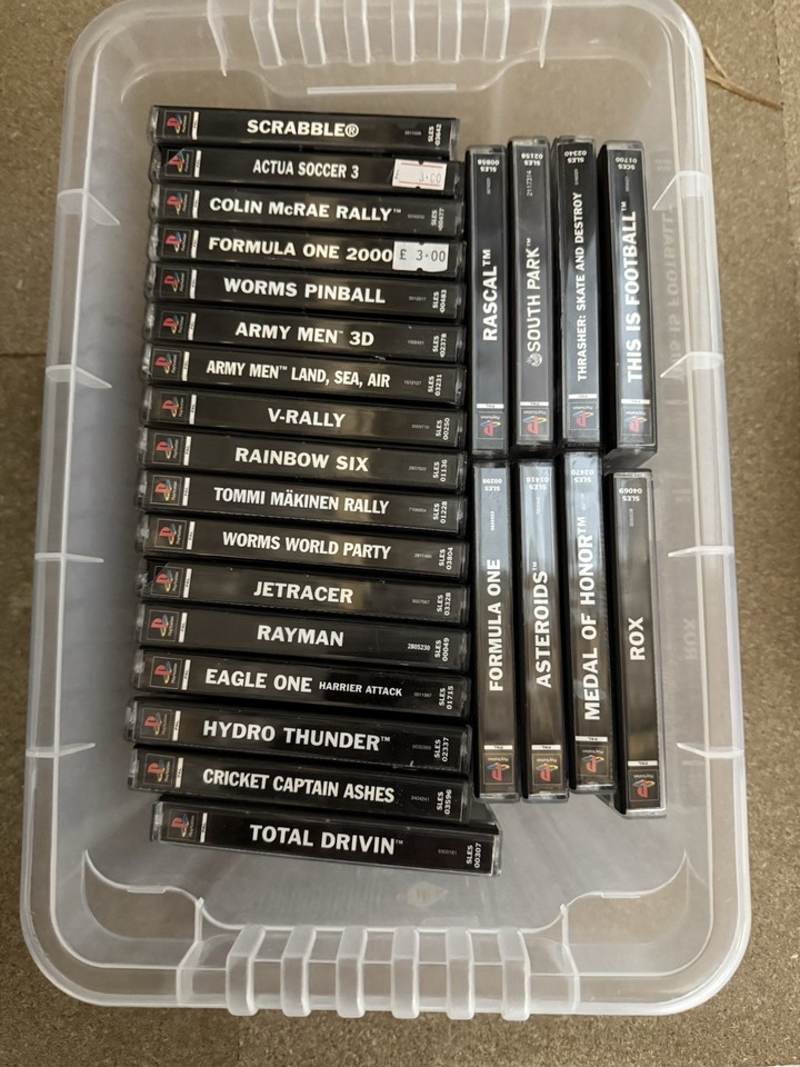219 PlayStation 1 PS1 Games Bundle Mystery Box 3 Game Packs | eBay UK
