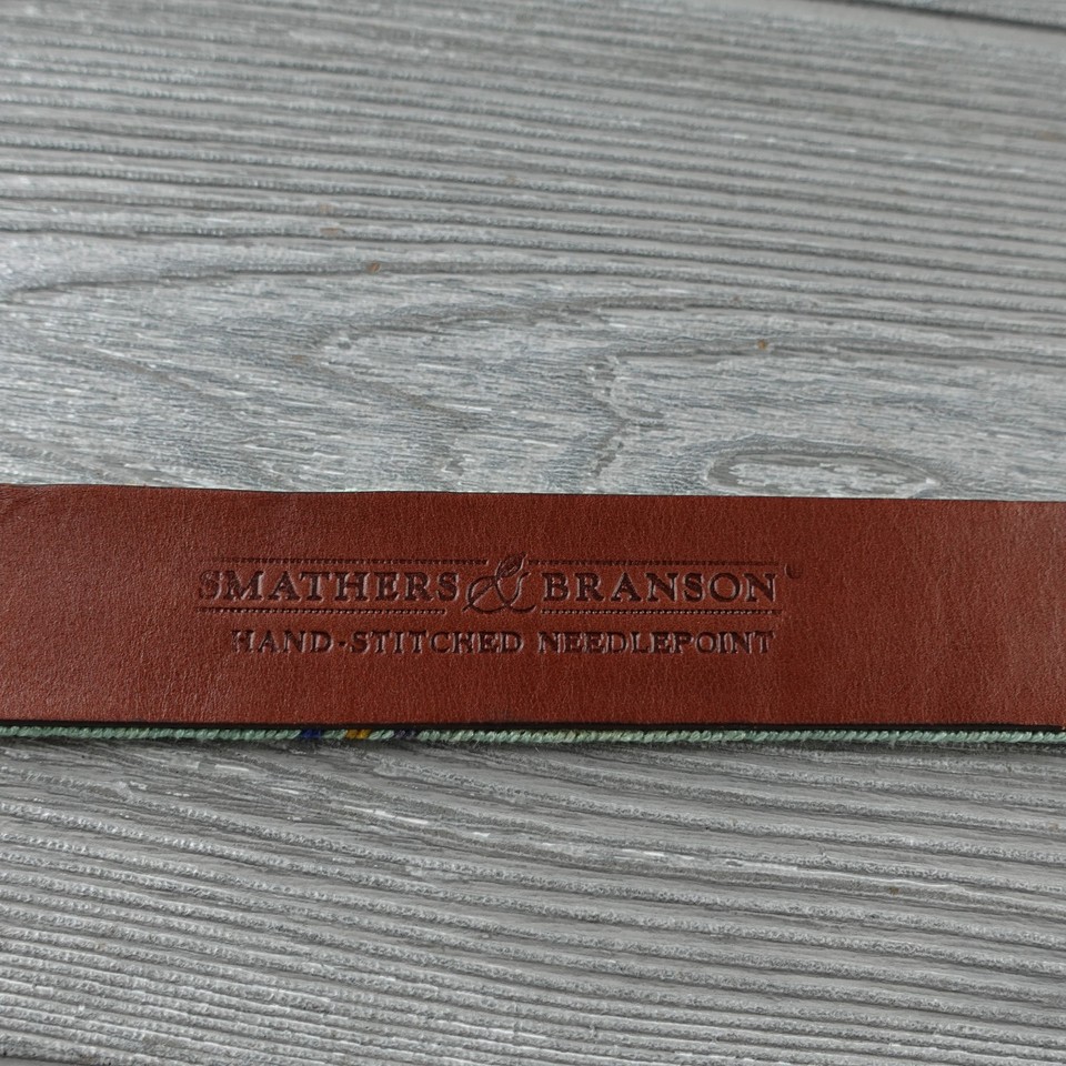 Smathers & Branson The Alotian Club Belt Men's Size 38 Hand Stitched ...