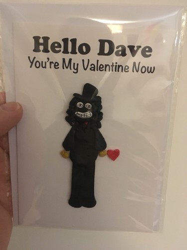Papa Lazarou Valentines Card Handmade Hello Dave The League of ...