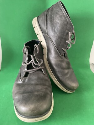 Timberland Men’s Grey Leather Desert Boots, Size 8, Lace Up | eBay UK
