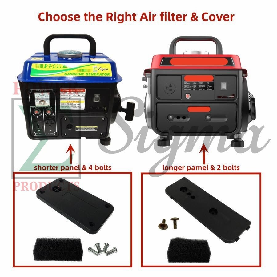 Air Filter Element & Cover For All Power APG3004A 1000W 2 Stroke Gas ...