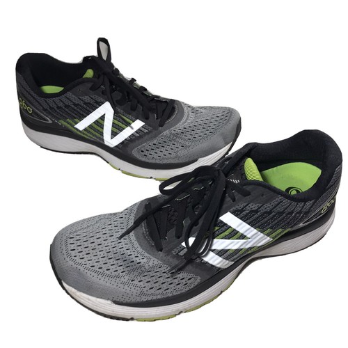 New Balance 860 V9 Running Shoes Men's Gray Black Neon Green D M860GY9 ...