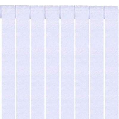 81 Feet White Party Streamers 6 Rolls White Crepe Paper Streamers ...