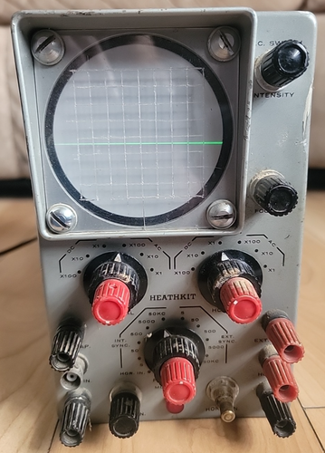 Heathkit Oscilloscope Model 10-10K Laboratory Portable Vintage UNTESTED ...
