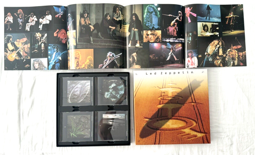 Led Zeppelin 4 CD & Book Remastered Box Set Atlantic 1990, 7 82144-2 ...
