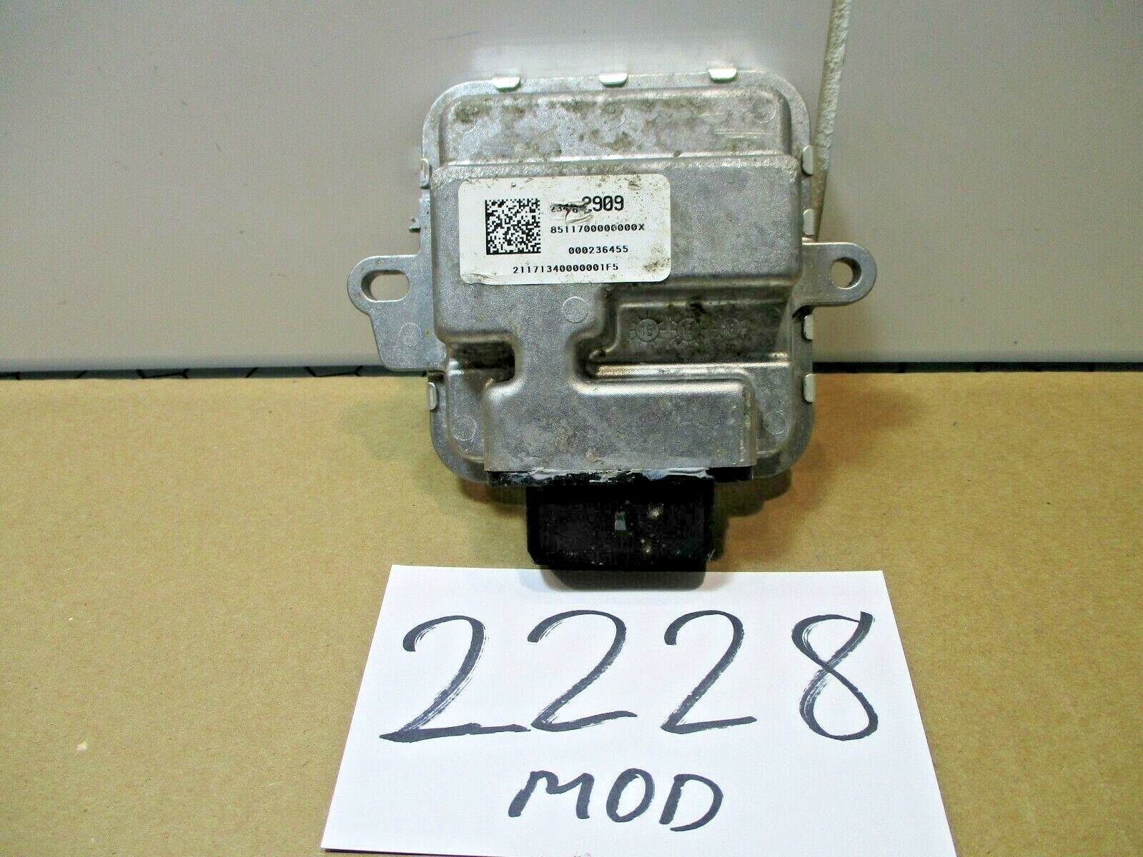 2016 2017 2018 Chevrolet Malibu Fuel Pump Control Module Computer #2228 ...