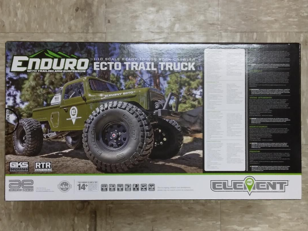 Element RC Enduro Ecto Trail Truck 4x4 RTR 1/10 Rock Crawler Green ...