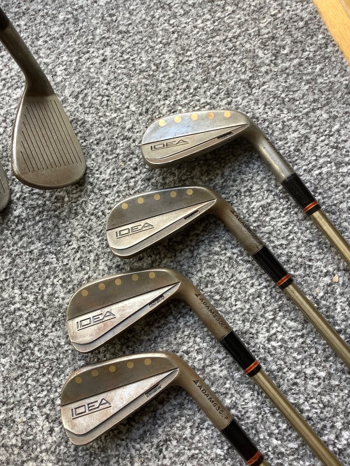 Rare Adams MB2 irons Raw forged irons, 4-PW, PGA tour issue shafts (+3i ...
