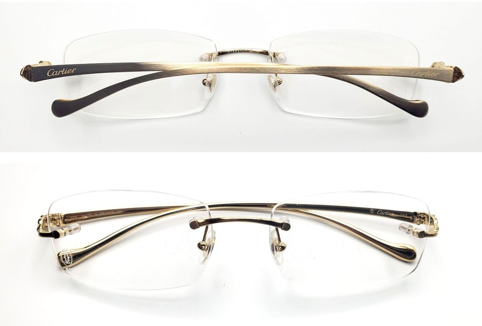 Authentic Cartier Gold Panthere Glasses CT00580 | eBay