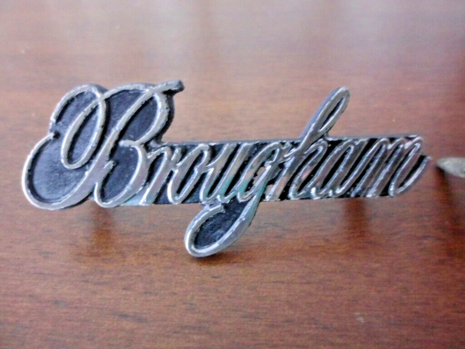 1969 Cadillac Fleetwood - Brougham & Crest Sail Panel Emblems **READ ...