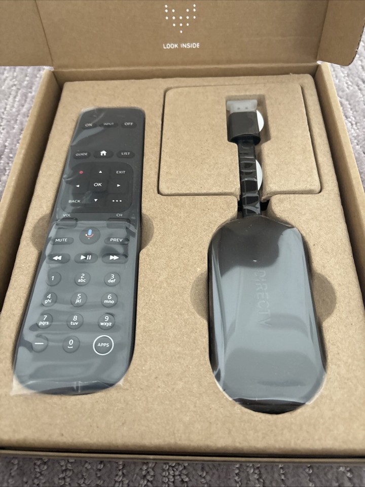 DIRECTV Gemini Air 4K Stream Device P21KW-500 VERSION 4.1.0.4 w/ Setup ...