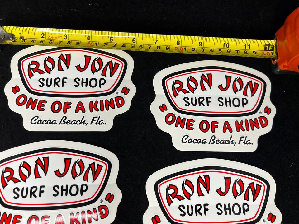 1 Ron Jon Surf Shop Cocoa Beach Florida Decal Bumper Sticker “One Of A ...