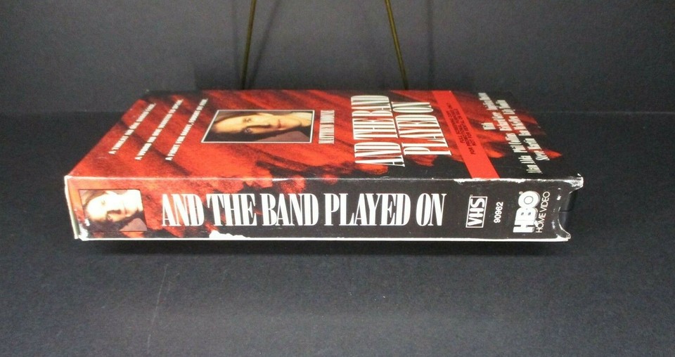 And the Band Played On (VHS, 1994 Screening Copy) Matthew Modine, Alan ...