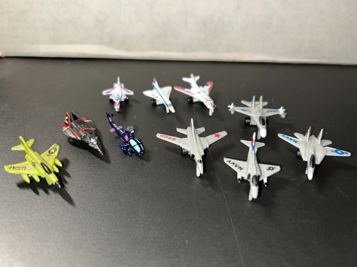 LOT OF 10 GALOOB MICRO MACHINES JETS MILITARY FIGHTER JETS CCCP AIR ...