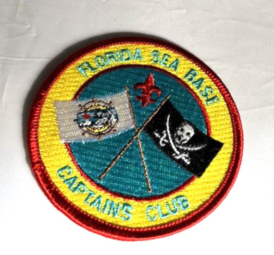 Florida Sea Base BSA Captains Club Patch Unused Boy Scouts of America ...
