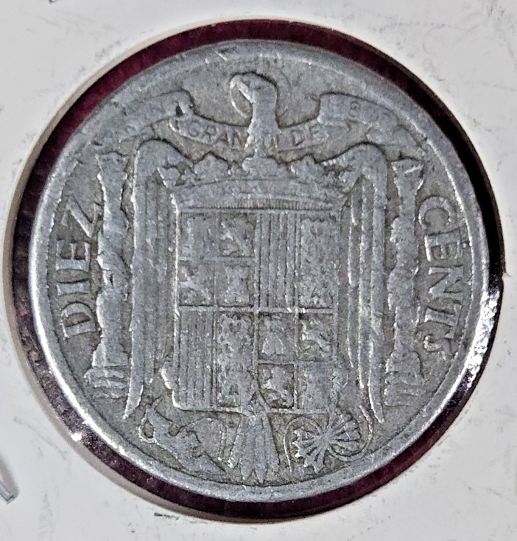 5 CENTIMOS 1941 SPAIN Coin Espana Diez Cents | eBay
