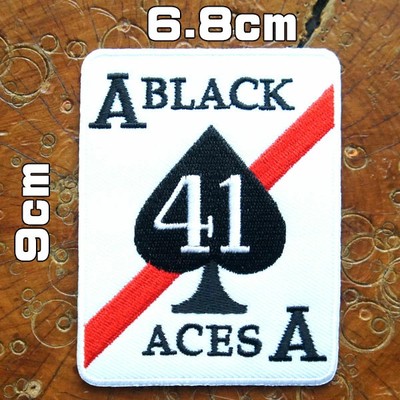 Military Patch 41St Strike Fighter Squadron Vfa-41 Black Ace Aces Us ...