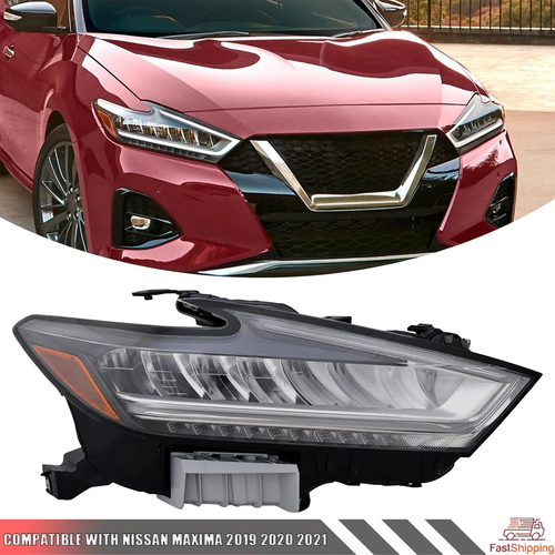 LED Headlight Lamp For Nissan Maxima 2019 2020 2021 Right Passenger ...