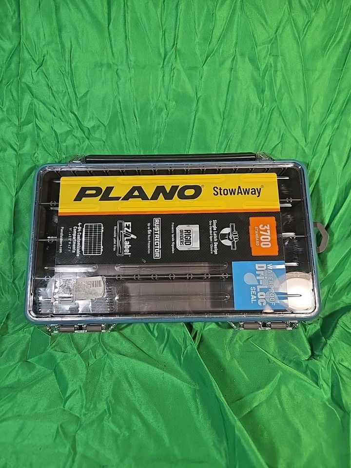 Plano Waterproof StowAway 3700 Tackle Box IPX7 Rust Resistant Organizer ...