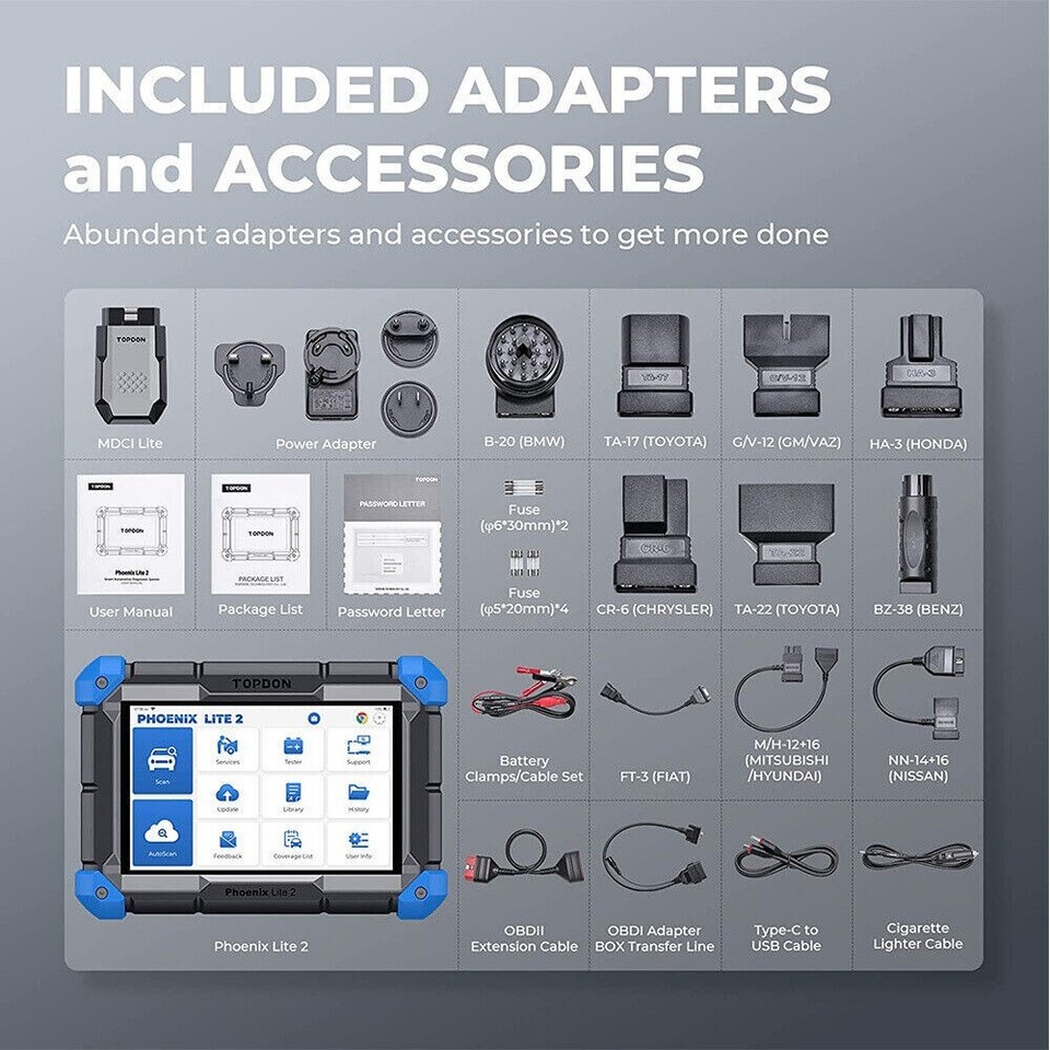 MASERATI All-in-One OBD2 Full System Scan Diagnostic Scanner Kit 2026 ...