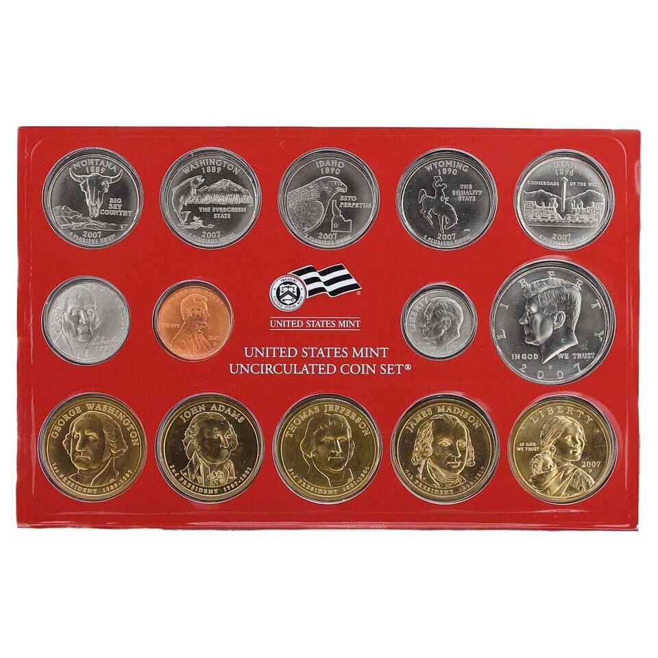 2007 P&D Mint Set Brilliant Uncirculated US with COAs (28 Coin Set) | eBay