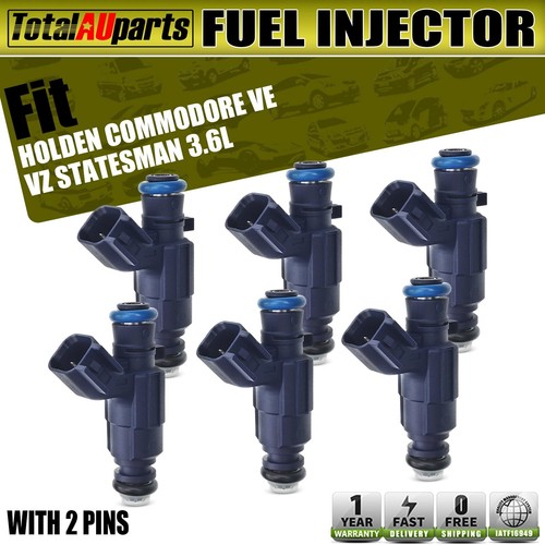 6x Fuel Injectors for Holden Commodore VE VZ Crewman Statesman WL ...