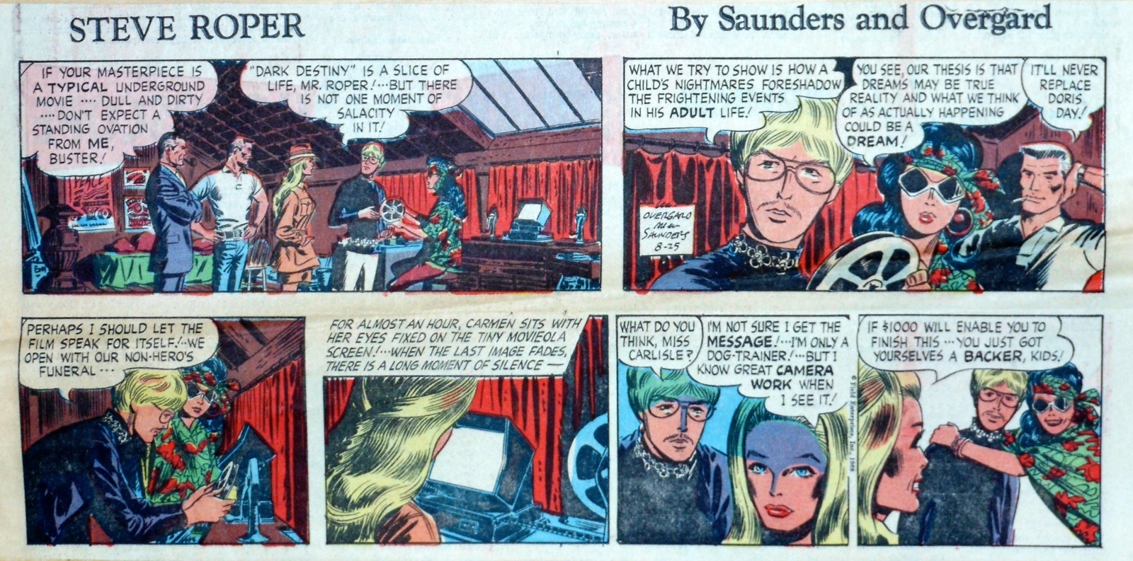 Steve Roper & Mike Nomad - full color Sunday comic page - August 25 ...