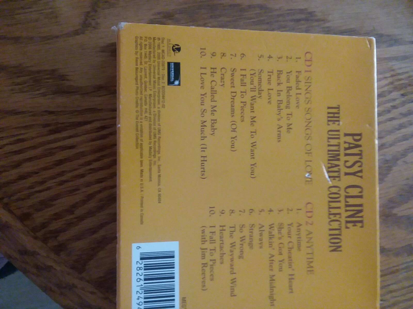 PATSY CLINE 2 DISC CD THE ULTIMATE COLLECTION | eBay