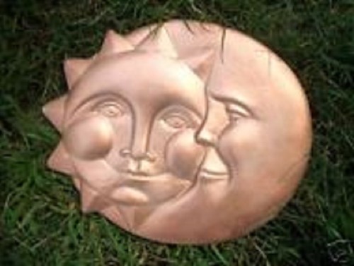 Eclipse mold plaster cement plastic sun moon casting mould 12" x 1/2 ...