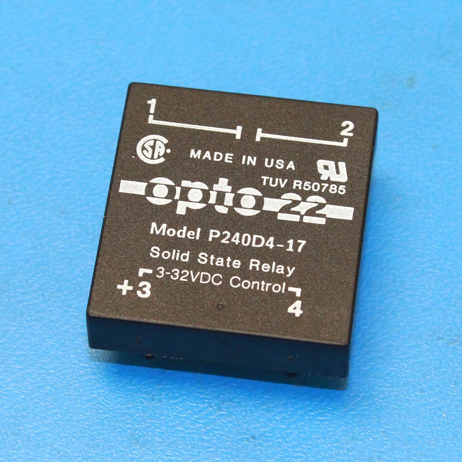 Opto 22 P240D4-17 relay SSR 140V AC-IN 120V AC-OUT 4-pin qty=1 | eBay