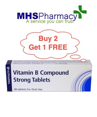 VITAMIN B COMPOUND STRONG TABLETS 28 TABS - buy two get one free | eBay UK