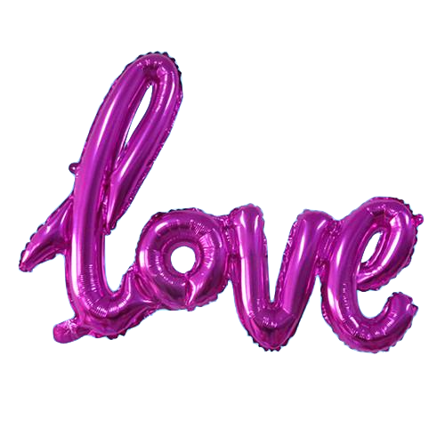 40 inch Giant Love Letter Word Wedding Engagement Hen Anniversary Foil ...