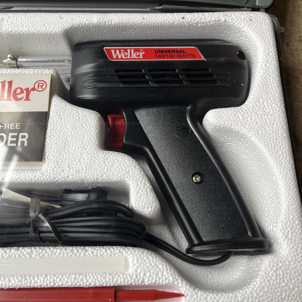 Weller Professional Univeral 140/100 Watts Soldering Gun Kit W/ Case ...