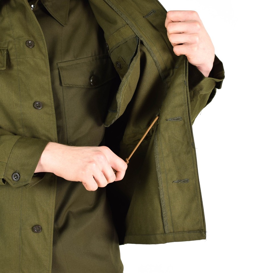 Original vintage Czech army field jacket M85 military Olive green ...