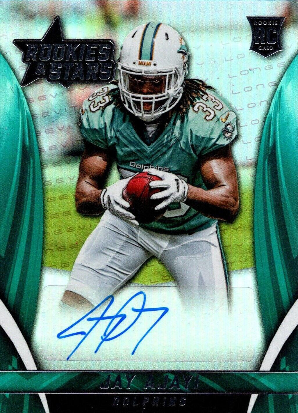 2015 Panini Rookies & Stars - Rookie Signatures Jay Ajayi #RS-JA (AU ...