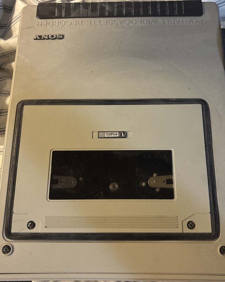 Vintage Sony VO-6800 U-Matic Portable Videocassette Recorder ...