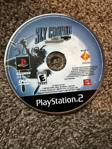 Sly Cooper and the Thievius Raccoonus (Playstation 2, PS2) - DISC ONLY ...