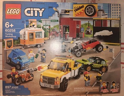 LEGO CITY 60258 Tuning Workshop W/ Instructions & Box Adult Owned | eBay