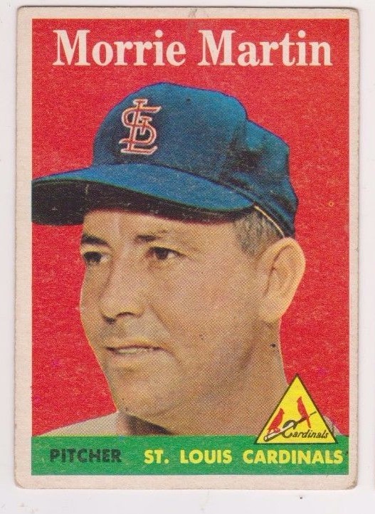 40% OFF 1958 Topps #53 Morrie Martin - St. Louis Cardinals, VG ...