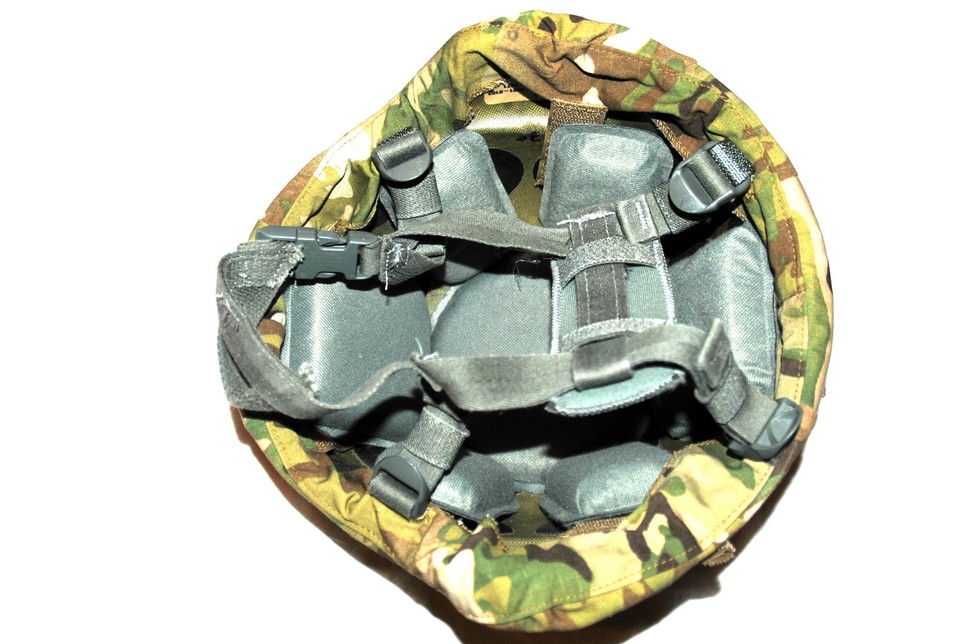 Genuine USGI Ach Mich SDS, MSA, GENTEX Combat HEL MET With Multicam ...