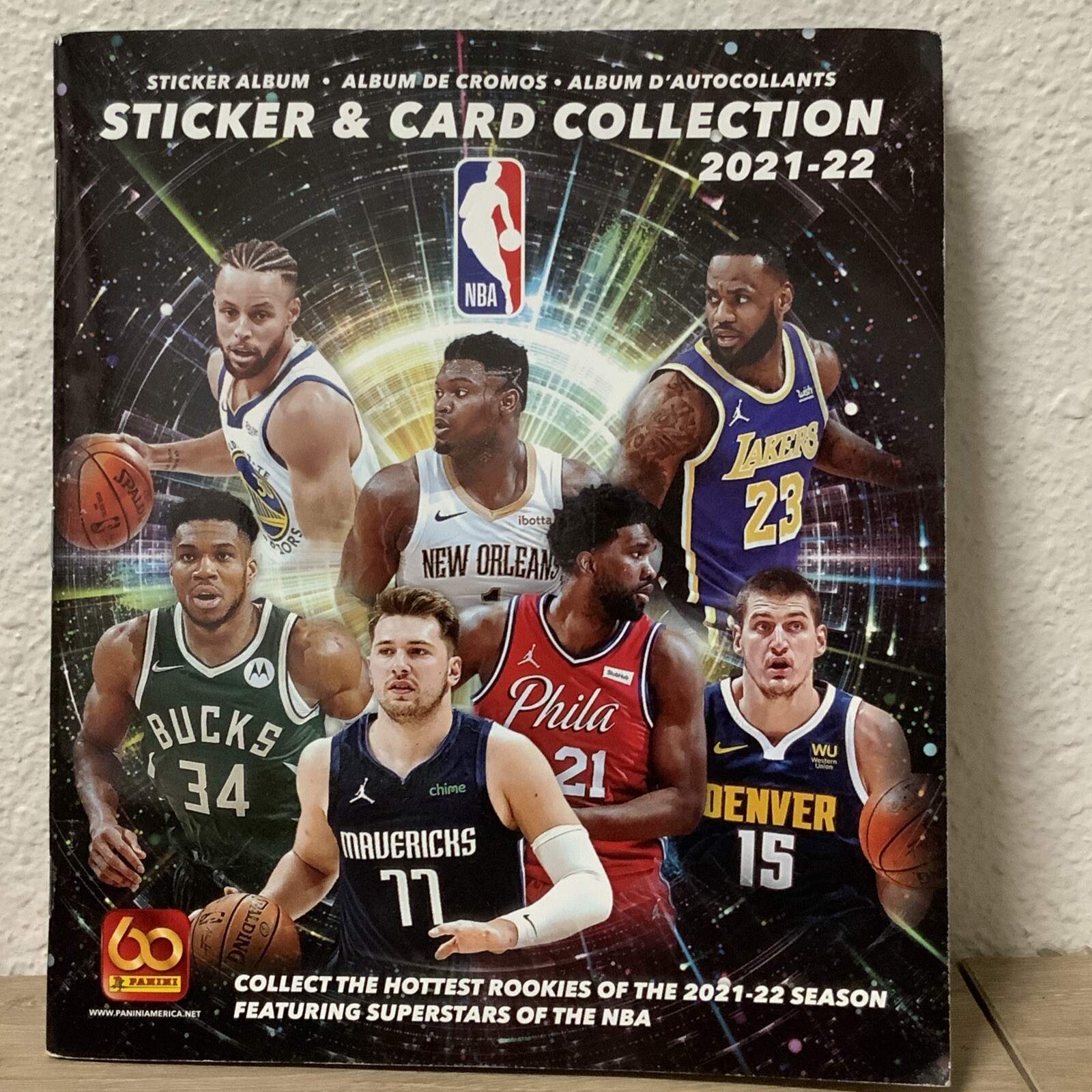 📀 NBA Sticker & Card Collection 2021-22 - 10 Stickers Included ...
