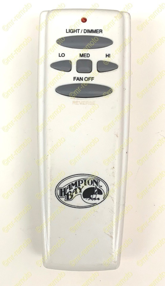 OEM Genuine HAMPTON BAY Remote Control for Ceiling Fan & Light 5 Button ...