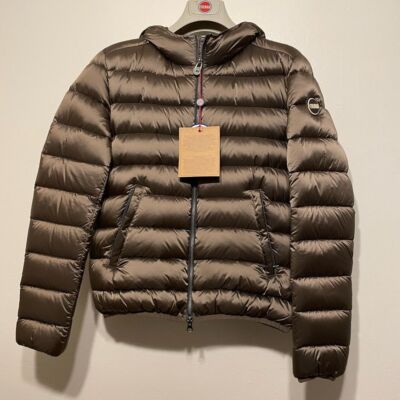 Colmar iridescent down warm Puffer jacket hood natural feather pudding ...
