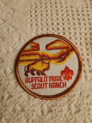 Vintage BSA Buffalo Trail Scout Ranch Texas Embroidered Patch New ...