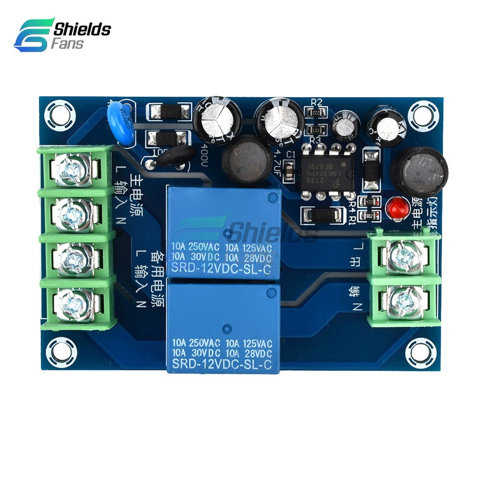 AC85V-240V 10A 2 Channel Power Automatic Switcher Power Failure ...