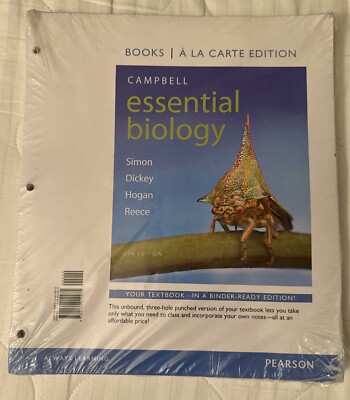 Campbell Essential Biology Books a la Carte 6th Edition Simon Dickey ...