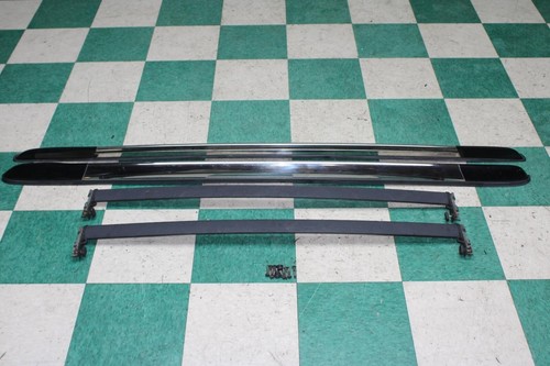 07-14 GM SUV SWB Black Chrome Overhead Roof Luggage Rack Rails Cross ...